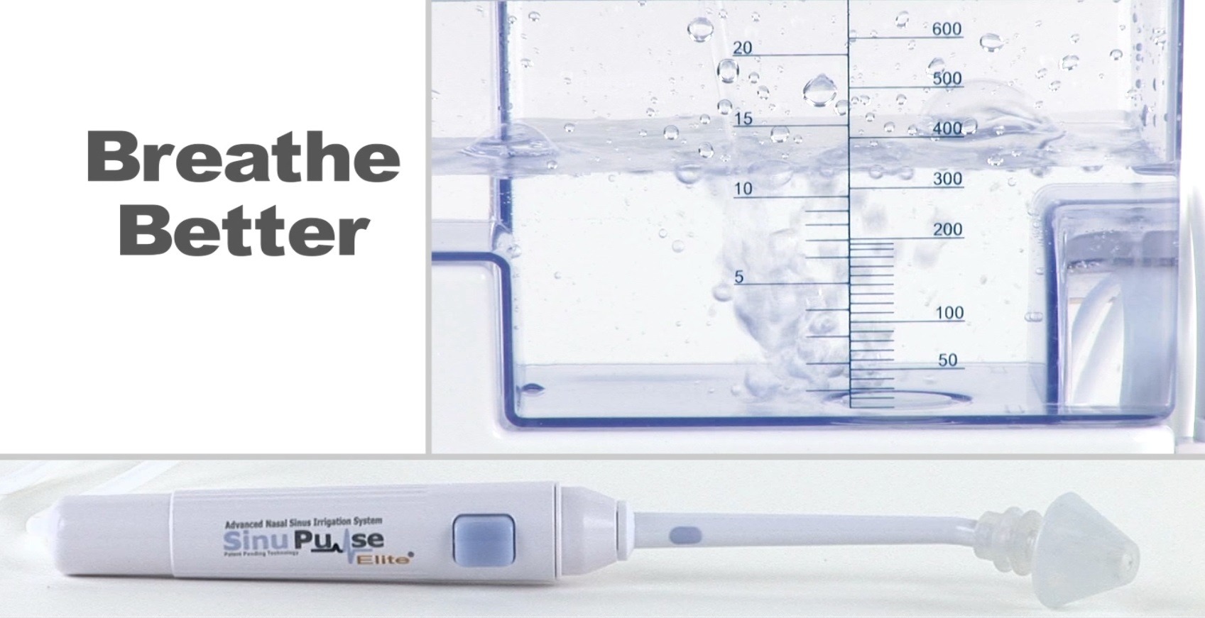 SinuPulse Elite, Advanced Nasal Sinus Irrigation System, Model SP100 ...