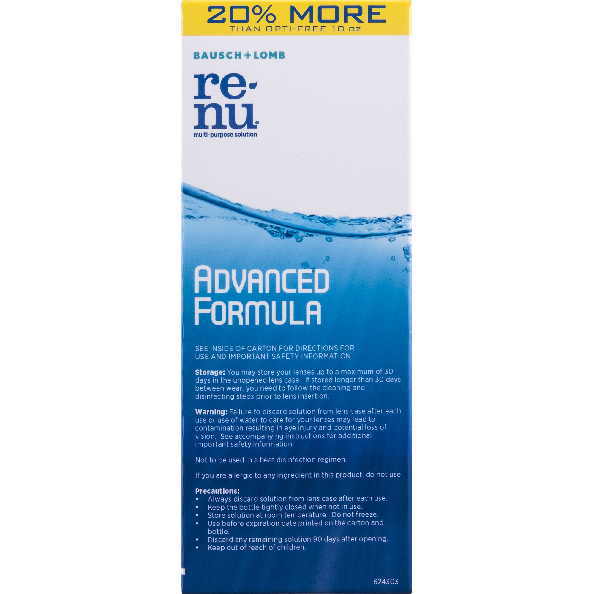 Renu Advanced Formula Multi Purpose Solution 12 oz | FSAstore.com